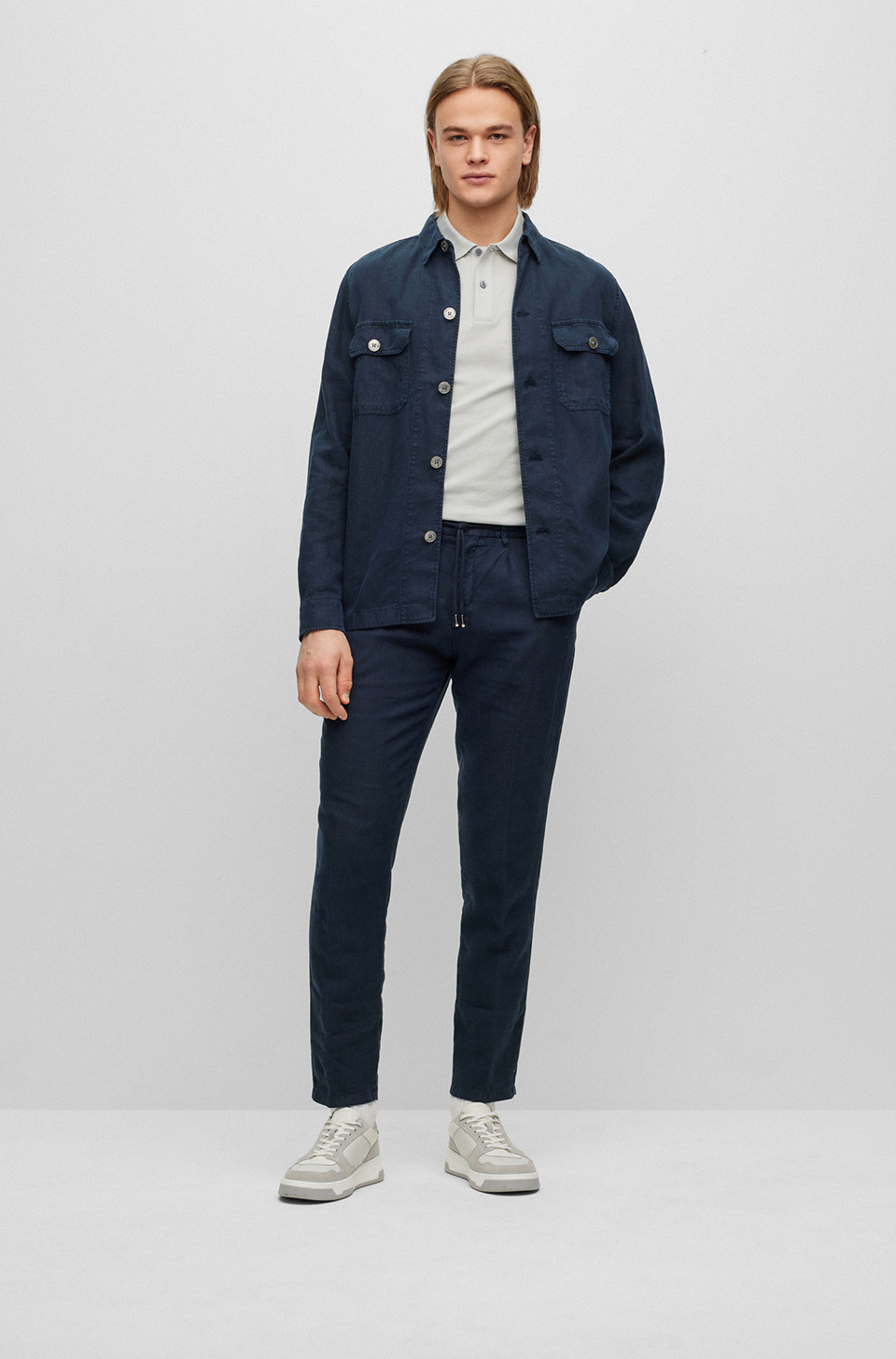 BOSS(보스) [공식] [보스] 피마 코튼 피케 폴로 셔츠 레귤러핏 50468301_050 | S.I.VILLAGE (에스아이빌리지)