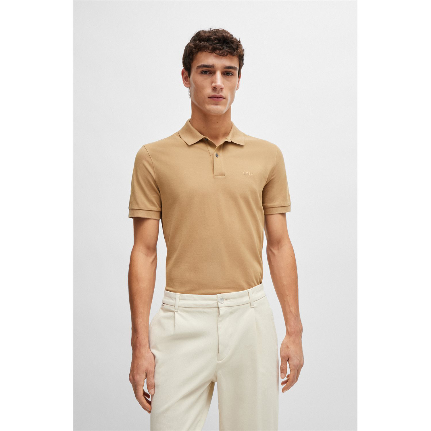 BOSS(보스) [공식] [보스] 피마 코튼 피케 폴로 셔츠 레귤러핏 50468301_260 | 신세계V