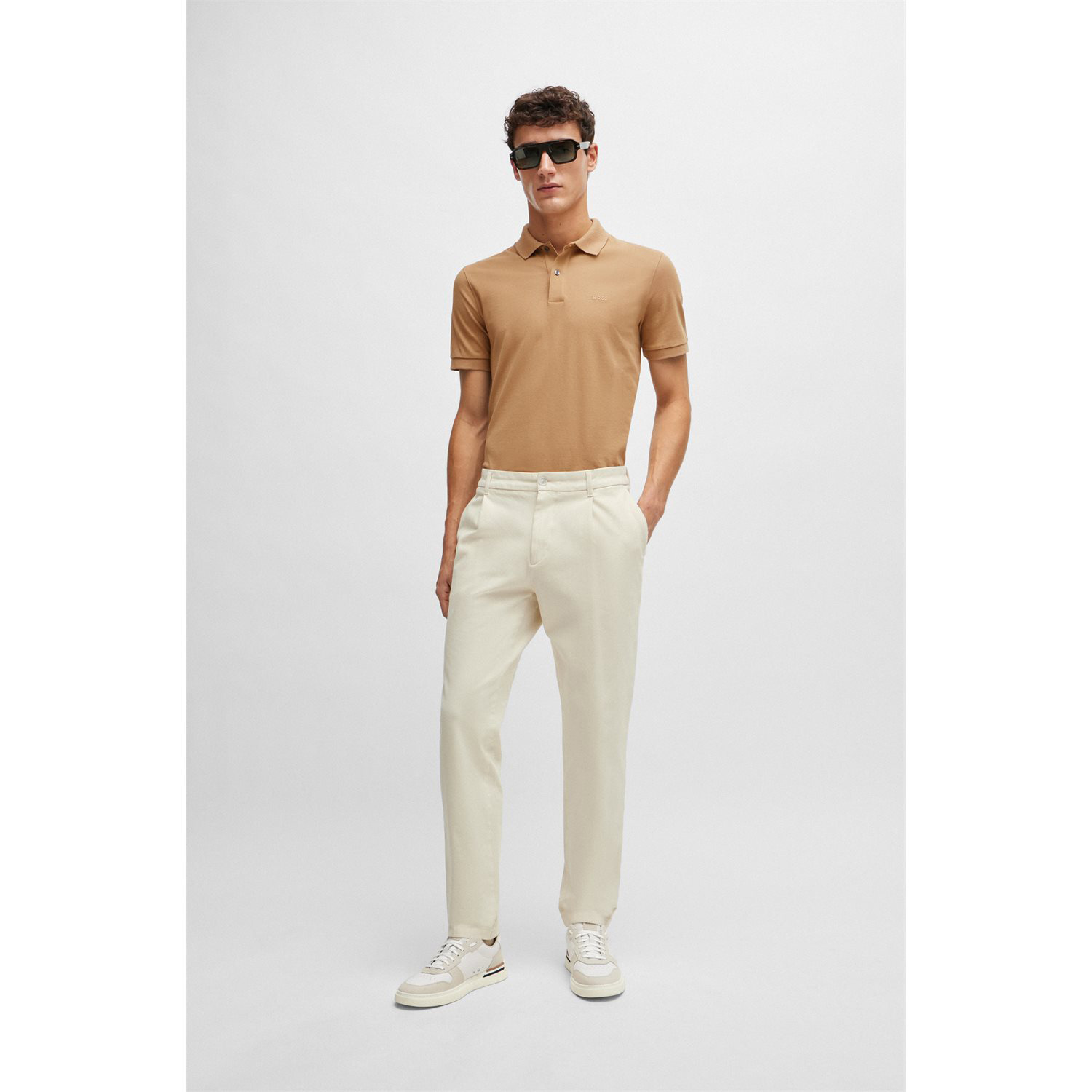 BOSS(보스) [공식] [보스] 피마 코튼 피케 폴로 셔츠 레귤러핏 50468301_260 | 신세계V