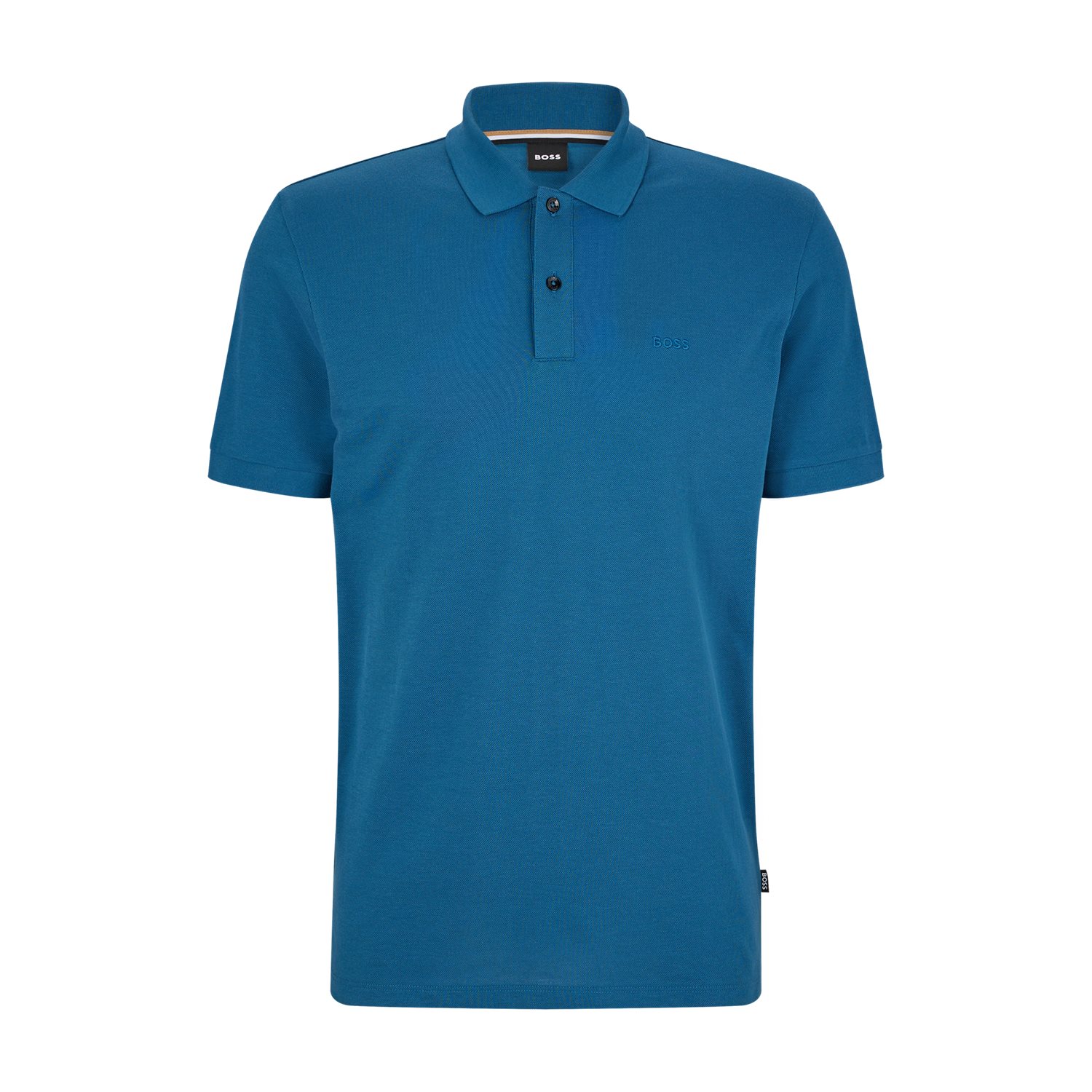 BOSS(보스) [공식][보스] 자수 로고 레귤러핏 코튼 폴로 셔츠 50468301_424 | S.I.VILLAGE (에스아이빌리지)