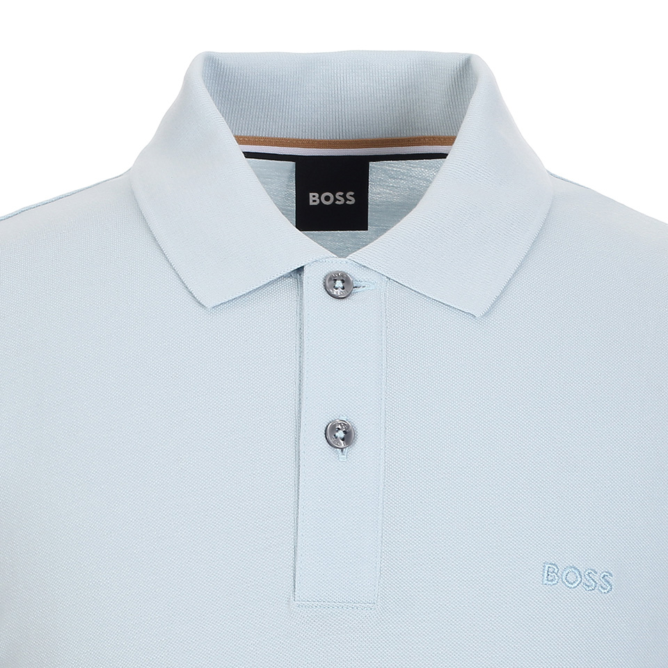 BOSS(보스) [공식][보스] 피마 코튼 피케 폴로 셔츠 레귤러핏 50468301_457 | S.I.VILLAGE (에스아이빌리지)