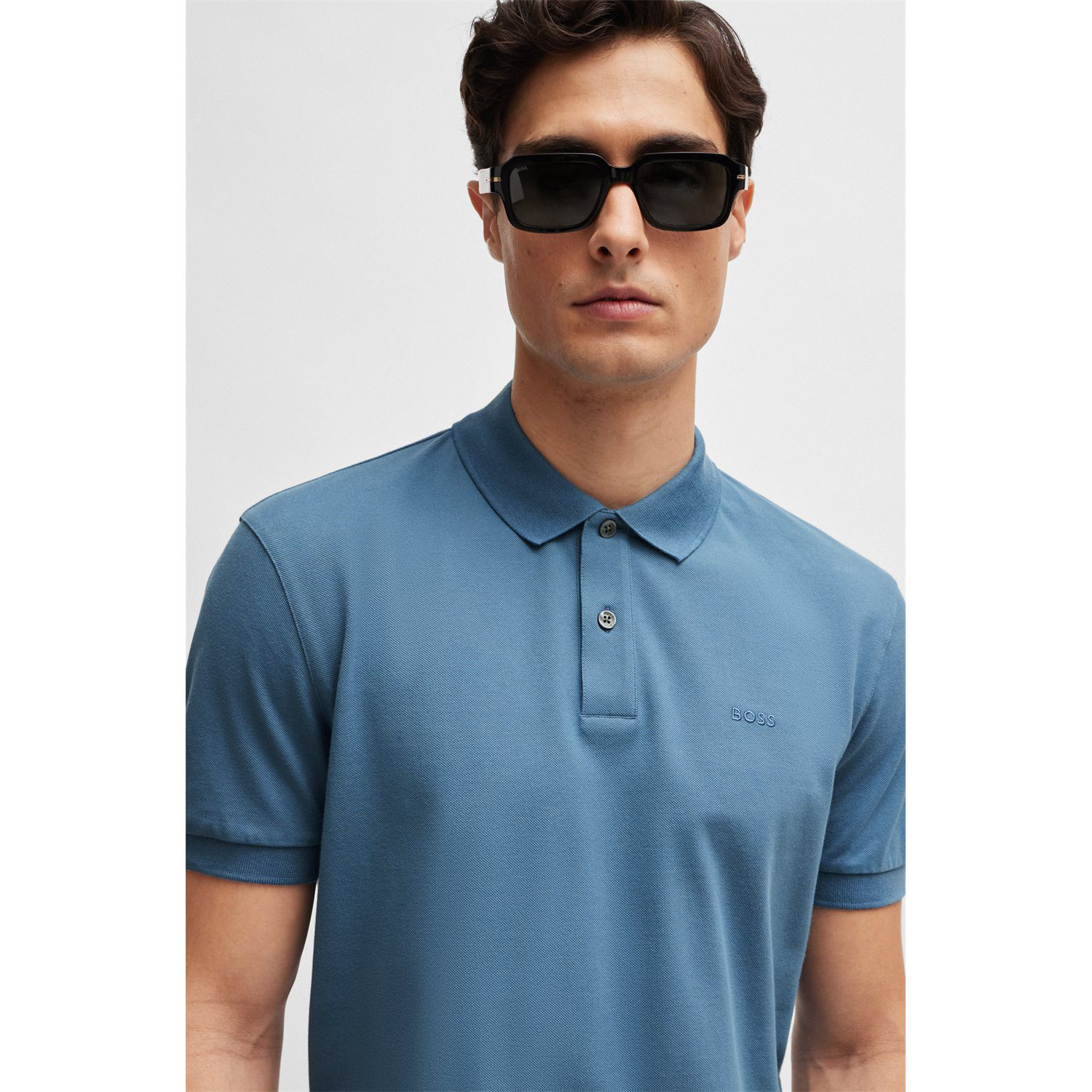 BOSS(보스) [공식] [보스] 피마 코튼 피케 폴로 셔츠 레귤러핏 50468301_459 | S.I.VILLAGE (에스아이빌리지)