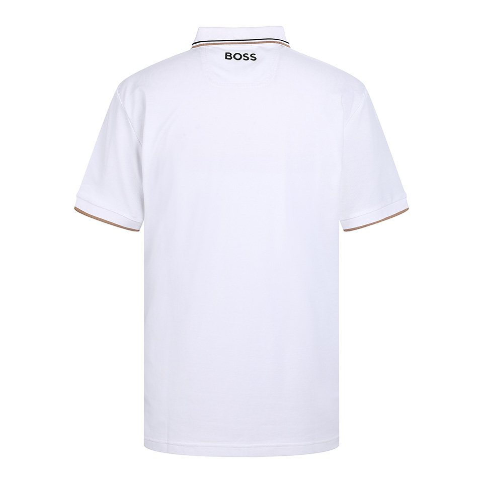 BOSS(보스) [공식] [보스] 스트레치 레귤러핏 반팔 폴로 셔츠 50469102_101 | S.I.VILLAGE (에스아이빌리지)