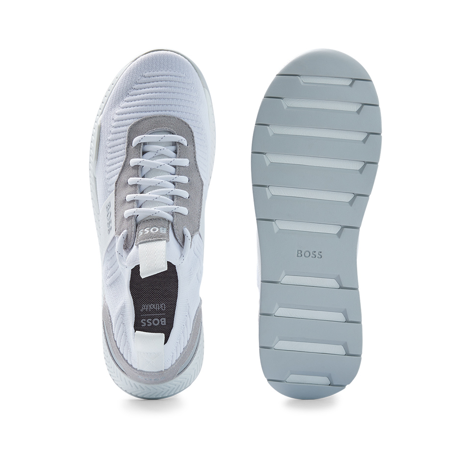 BOSS(보스) [공식][보스] 스포츠 REPREVE 어퍼 삭스 스니커즈 50470596_100 | S.I.VILLAGE (에스 ...