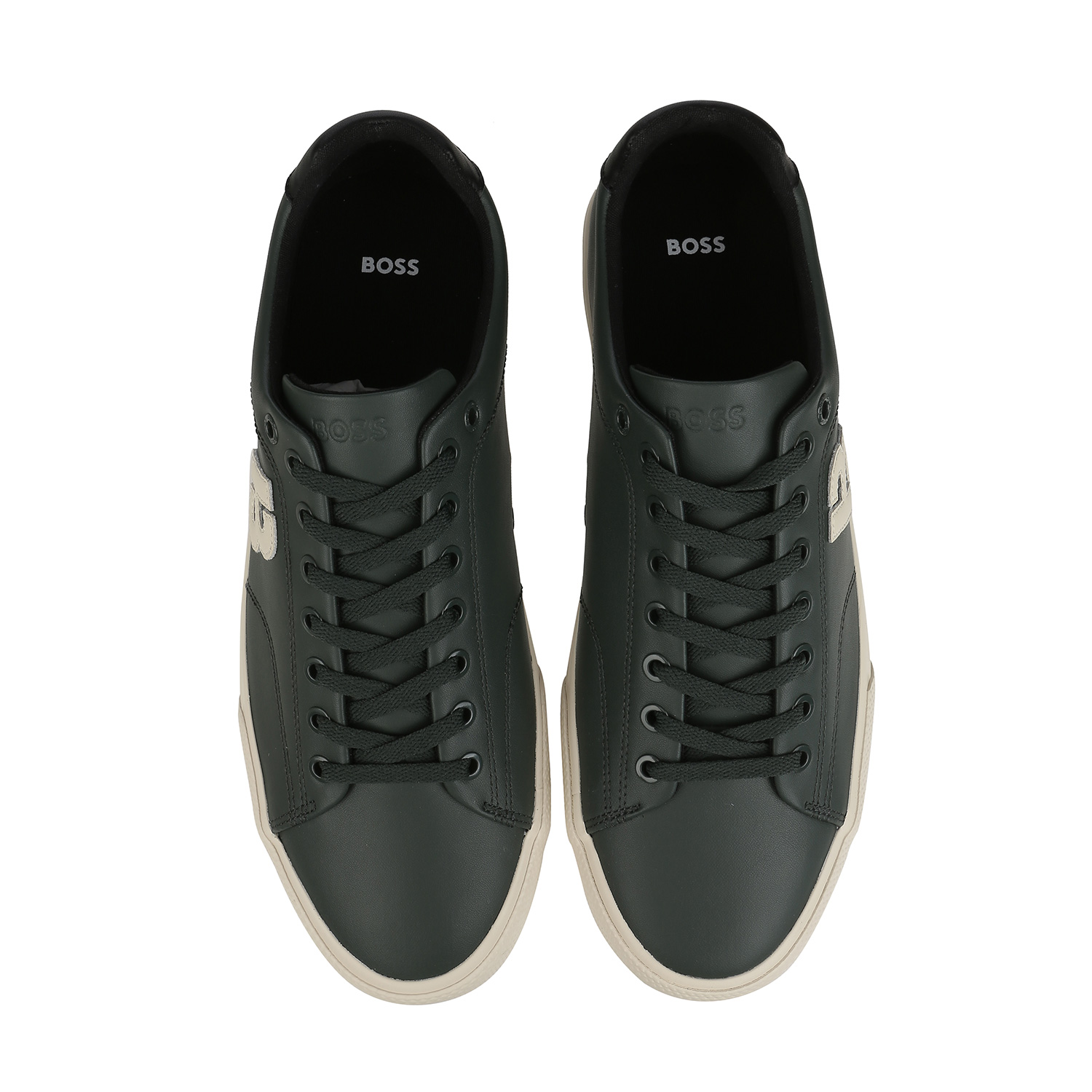BOSS(보스) [공식][보스] B로고 스트라이프 로우탑 스니커즈 50474728_304 | S.I.VILLAGE (에스아이빌리지)