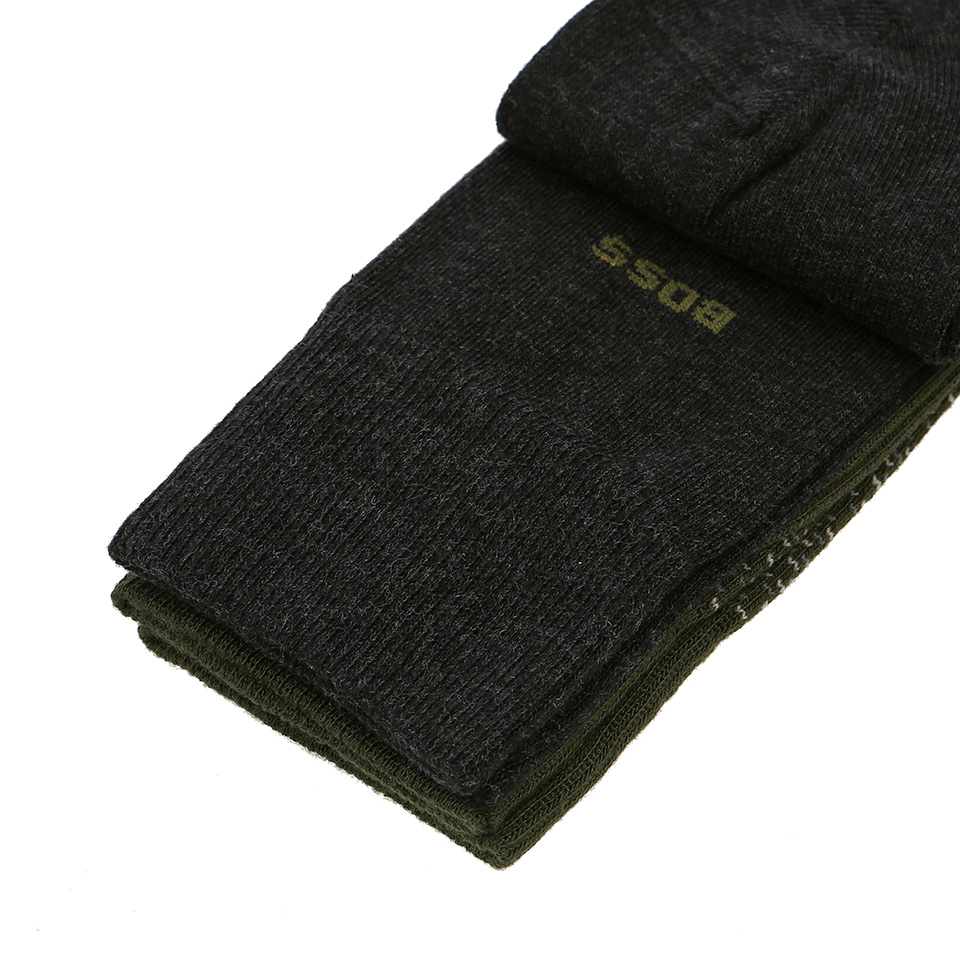 BOSS(보스) [공식] [보스] 코튼 중목 양말 2종 세트 50491197_362 | S.I.VILLAGE (에스아이빌리지)