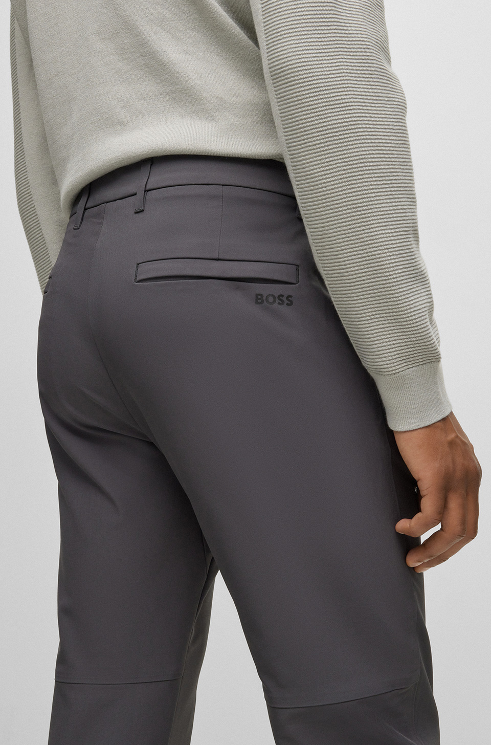 BOSS(보스) [공식][보스] 스트레치 패브릭 레귤러핏 팬츠 50495487_027 | S.I.VILLAGE (에스아이빌리지)
