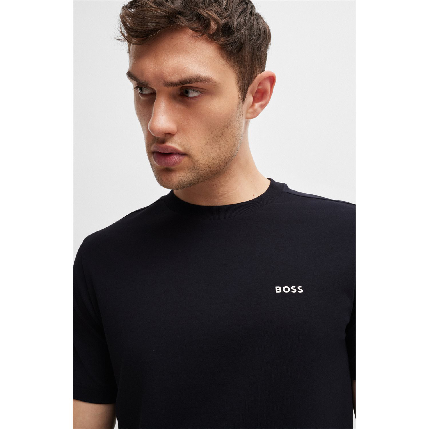 BOSS(보스) [공식] [보스] 저지 코튼 반팔 티셔츠 50506373_403 | S.I.VILLAGE (에스아이빌리지)