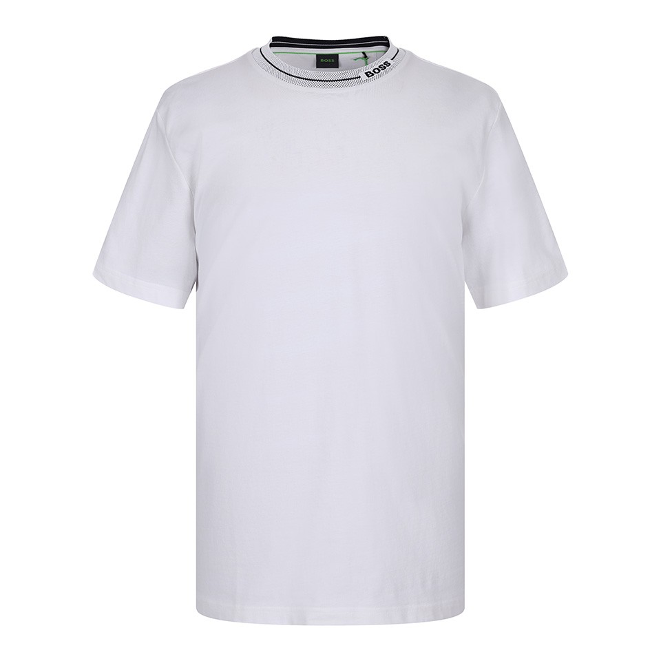 BOSS(보스) [공식] [보스] 싱글 저지 반팔 티셔츠 스트레이트핏 50512867_100 | S.I.VILLAGE (에스아이빌리지)