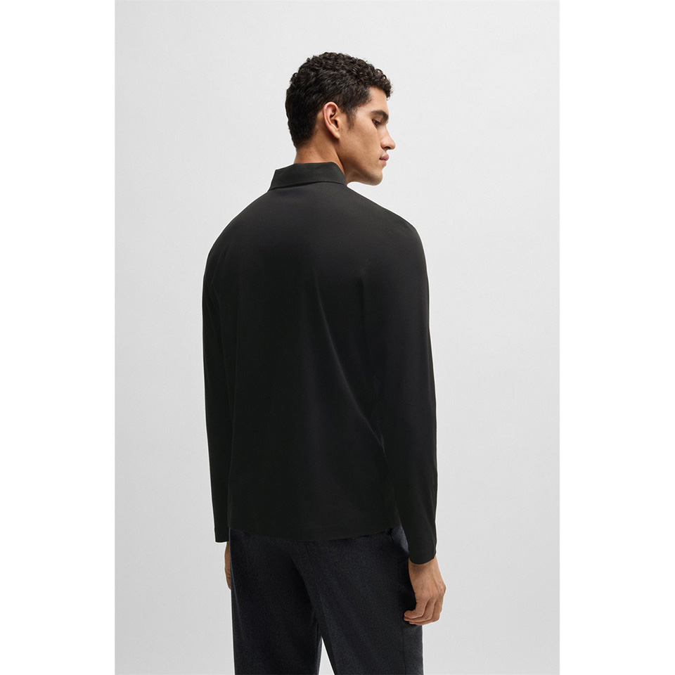 BOSS(보스) [공식] [보스] B 모노그램 긴팔 폴로 셔츠 레귤러핏 50523917_001 | 신세계V