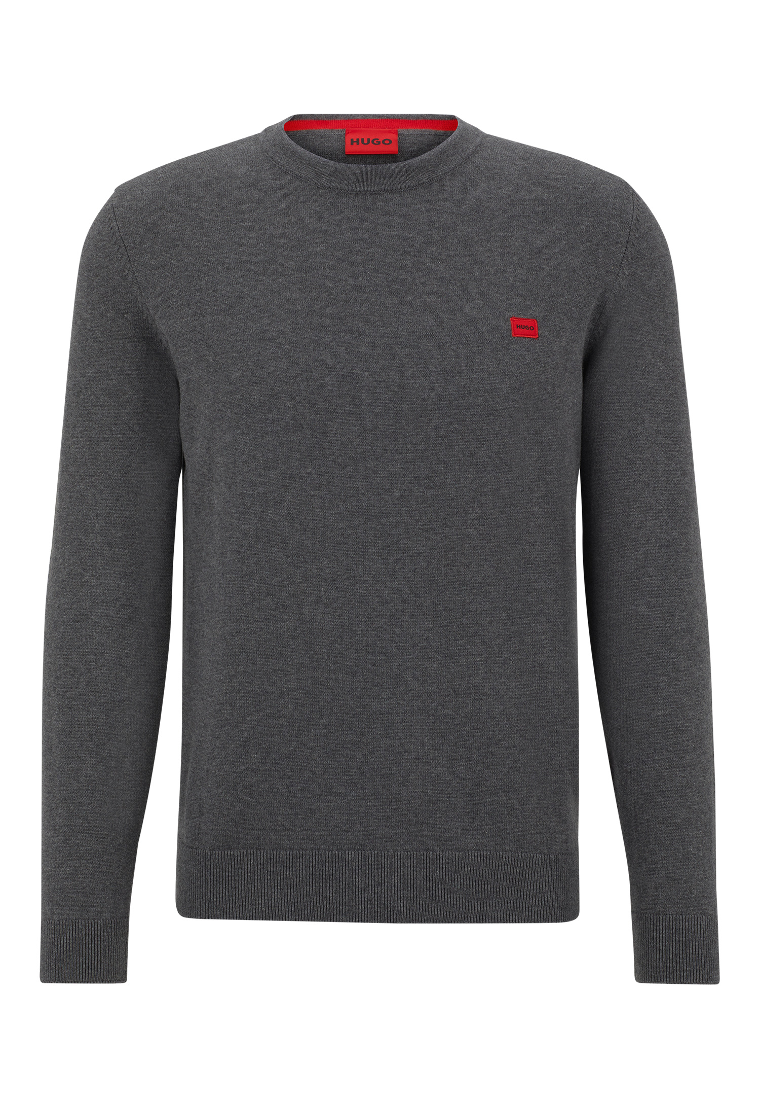 HUGO(휴고) [공식][휴고] 레드 로고 라벨 코튼 니트 50475083_038 | S.I.VILLAGE (에스아이빌리지)